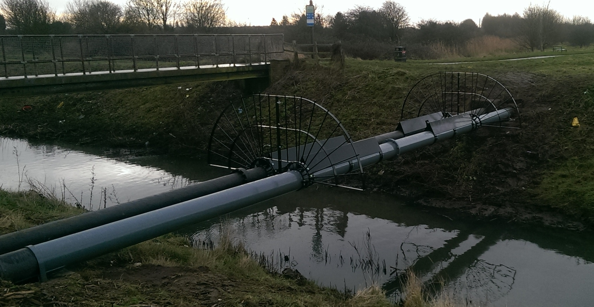 Solutions to stop people from walking on exposed pipes- Water ...
